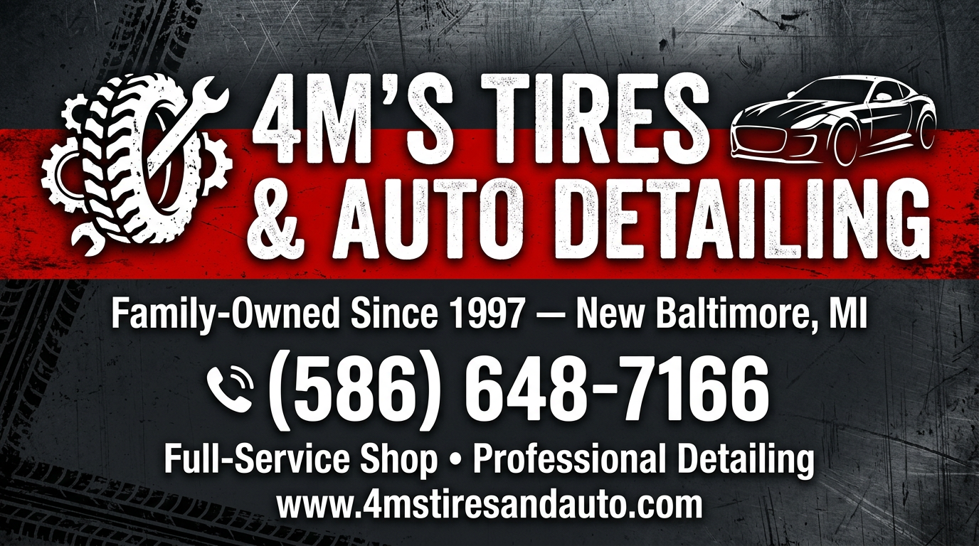 4M's Tires & Auto Detailing | Tire Shop & Detailing in New Baltimore, MI